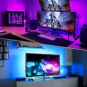 NA 13.2 feet USB LED Strip Lights, DIY Indoor Decoration, TV Backlight, 24 Keys Remote