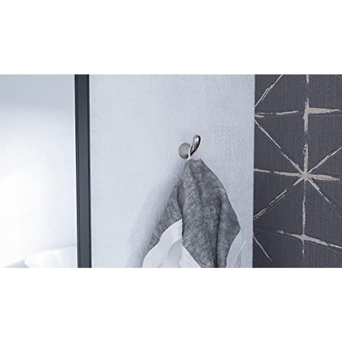 Design House 558627 Ames Robe Hook, Brushed Nickel