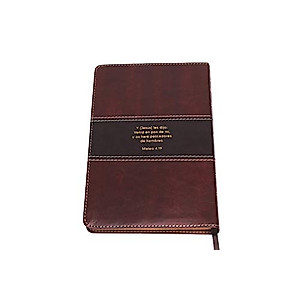 Reina Valera 1960 Biblia del Pescador, letra grande, caoba símil piel | RVR 1960 Fisher of Men Bible Hand size, Mahogany LeatherTouch (Spanish Edition)