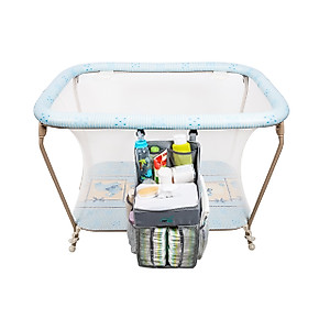 DaliWay Baby Diaper Organizer for Nursery (Grey)