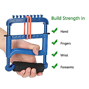 YPCBYNBS Hand Exerciser,Strength Training Grip Strengthener for Physcial Therapy,Blue