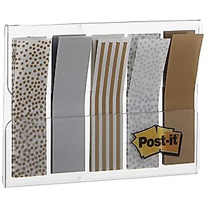 Post-it Flags, 100 Count, .47 in Wide, Assorted Metallic Designs (684-METAL)