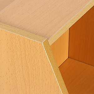 3 Tier Modern Bookshelf Storage Rack Sofa Side Table for Living Room Home Office Furniture