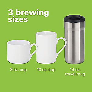 Hamilton Beach Gen 3 FlexBrew Single-Serve Coffee Maker with Removable Reservoir, Compatible with Pod Packs and Grounds, 40 oz., 3 Brewing Options, Black