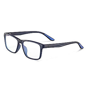 Penbea Kids Blue Light Blocking Glasses - Blue Light Glasses for Kids Girls Boys Age 7-12, Fake Glasses Anti Bluelight Glasses for Kids - Navy