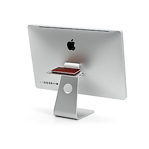 Twelve South Backpack for iMac and Apple Displays | Hidden Storage Shelf for Hard Drives and Accessories (Silver)