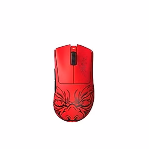 Razer DeathAdder V3 Pro Wireless Gaming Mouse: 63g Lightweight - Focus Pro 30K Optical Sensor - Optical Switches Gen-3 - HyperSpeed Wireless - 6 Programmable Buttons - 90 Hr Battery - Faker Edition