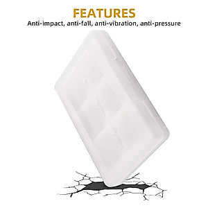3DS Game Holder Card Case, 28-in-1 Game Holder Card Case Compatible with Nintendo NEW 3DS / NEW 3DS XL / 3DS / 3DS XL / DSi / DSi XL / DS / NEW 2DS /NEW 2DS XL / 2DS/ 2DS XL Catridge Storage Box (White)