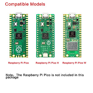 Treedix Compatible with Raspberry Pi Pico/Pico H/Pico W Breakout Board Terminal Block Shield with Pin Header