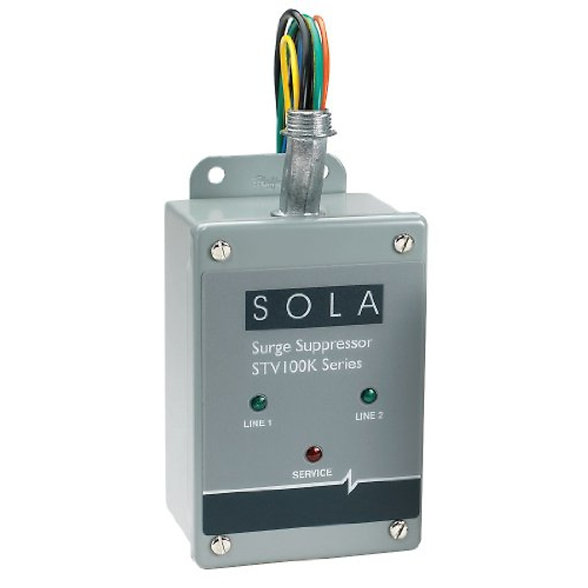 Sola/Hevi-Duty STV100K-10Y Surge Protector, Hard Wired, 3P, 100 kA