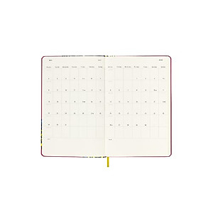 Moleskine Limited Edition Frida Kahlo 12 Month 2023 Weekly Planner, Hard Cover, Large (5" x 8.25"), Pink
