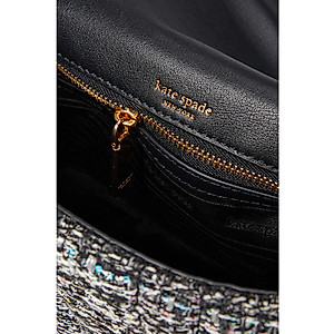 kate spade new york Evelyn Tweed Medium Convertible Shoulder Bag Black Multi One Size