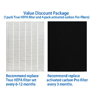 D4 Filter Replacement Filter Fit Winix D480, Part Number 1712-0100-00, Filter D480 Replacement