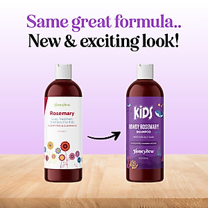 Deep Cleansing Shampoo for Kids - Paraben & Sulfate Free Kids Shampoo for Oily Hair and Scalp with Tea Tree and Rosemary Essential Oils - Gentle Nourishing Shampoo for Build Up Flakes and Dry Scalp