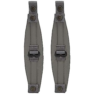 Fjällräven Kånken Mini Shoulder Pads - 100% Polyester - Hook-and-loop - Snap Button Strap Super Grey One Size One Size