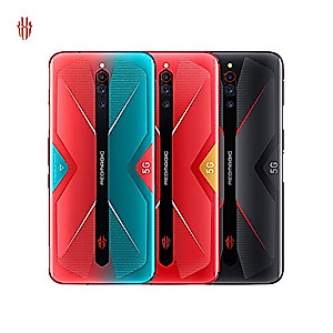 nubia RedMagic 5G Gaming Phone 8GB RAM + 128GB ROM/Smartphones with Qualcomm Snapdragon 865/144Hz: Refresh Rate 6.65″ AMOLED Display/64MP Triple Camera NFC(Black