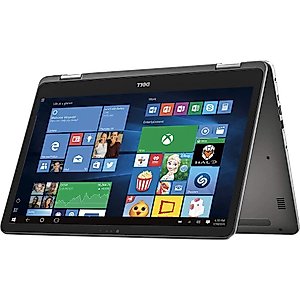Dell 7000 Inspiron 2-in-1 17.3in Touchscreen FHD IPS Laptop, Intel Core i7-7500U 16GB DDR4 NVIDIA GeForce 940MX 2GB 512GB SSD Backlit keyboard Win 10 (Renewed)