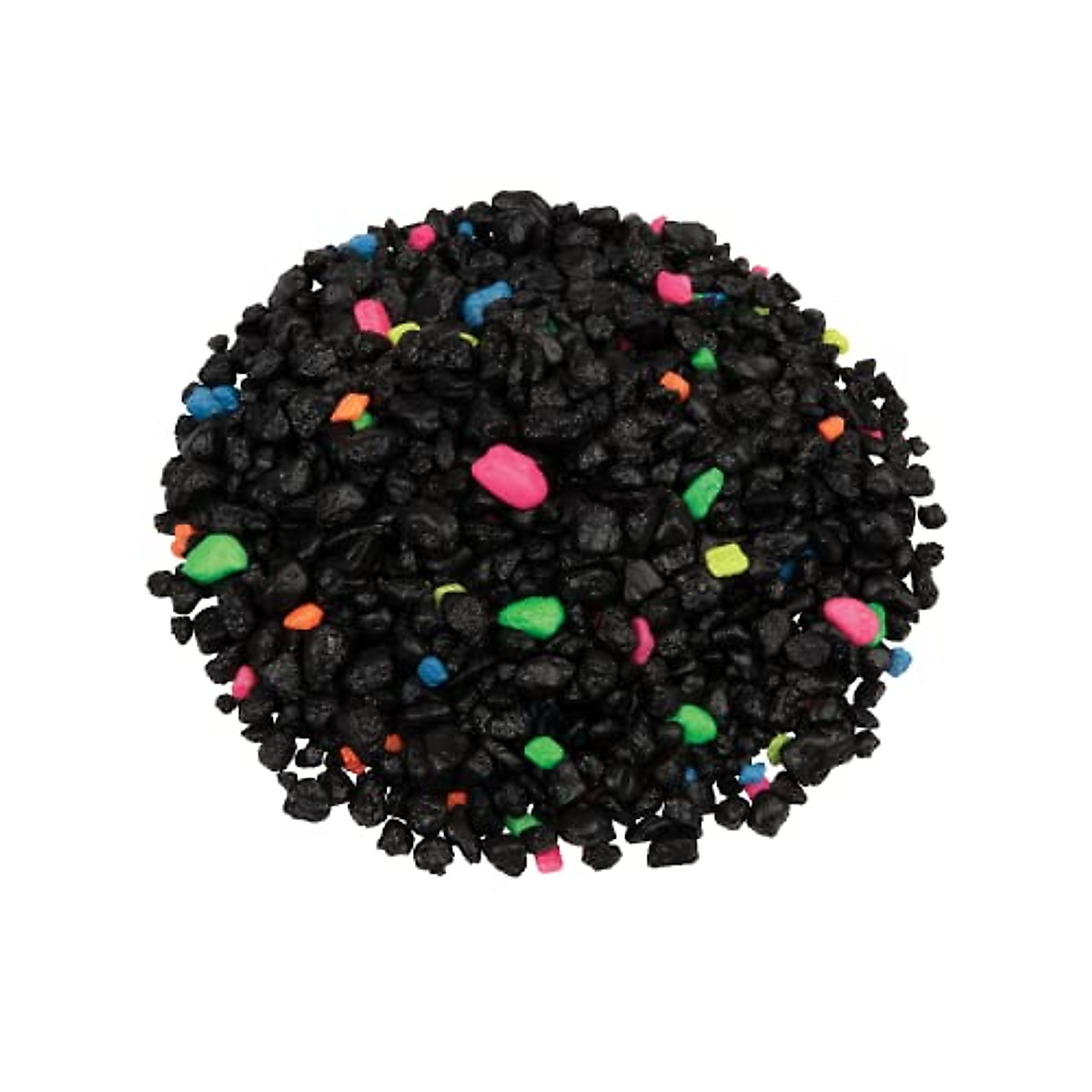 GloFish Aquarium Gravel, Fish Tank Gravel, Black With Fluorescent Accents, Compliments GloFish Tanks, 5 lb Bag