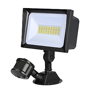 EDISHINE 65W LED Security Lights Motion Sensor Outdoor Light, 6670LM Dusk to Dawn Flood Light, 3 Modes, 5000K, IP65 Waterproof, Exterior Flood Light for Garage, Yard