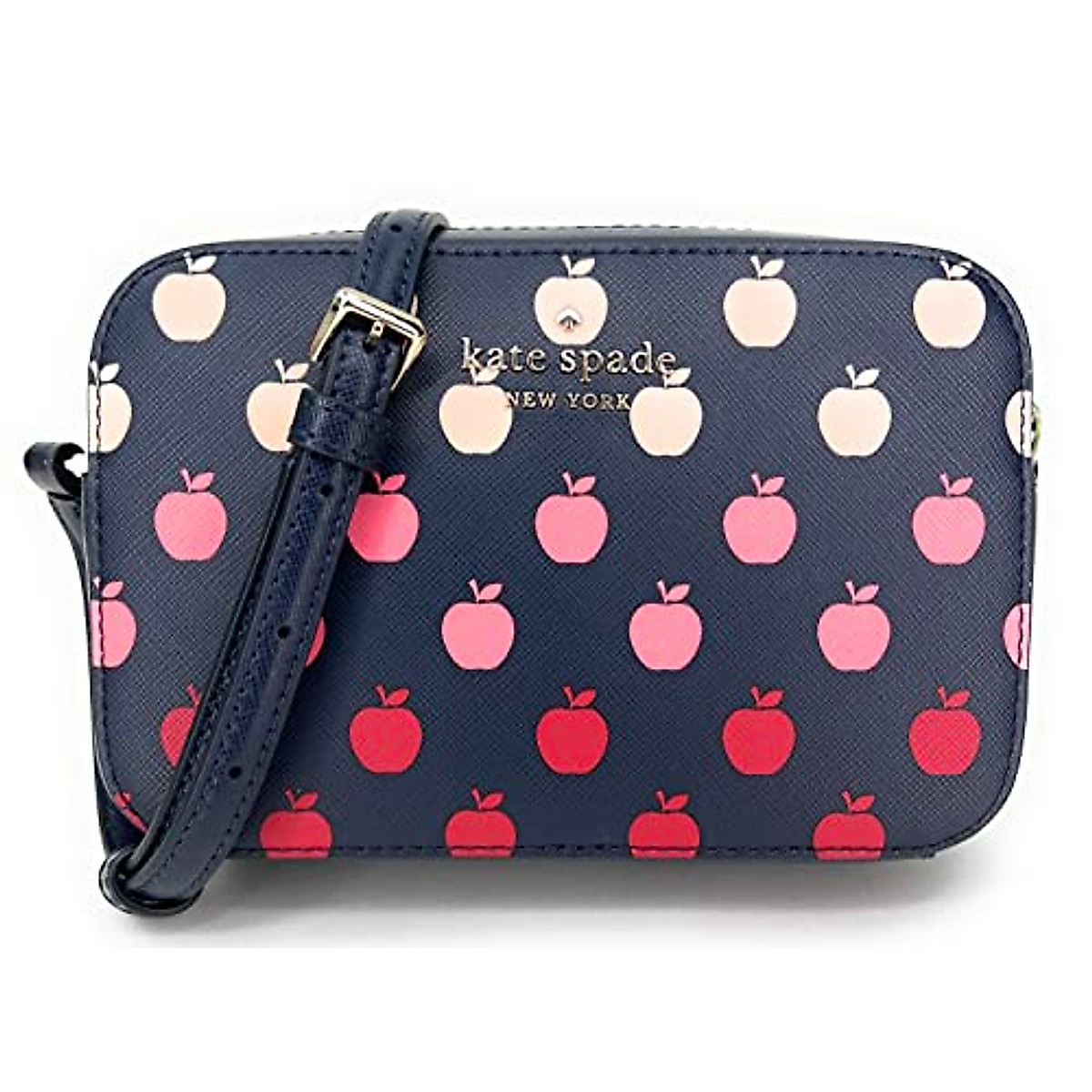 Kate Spade Staci Saffiano Leather Mini Camera Crossbody (Orchard Degrade)