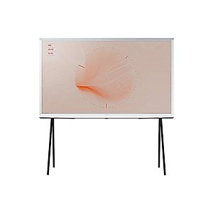 SAMSUNG QN55LS01RAFXZA Serif 55-Inch QLED 4K LS01 Series Ultra HD Smart TV with HDR and Alexa Compatibility (2019 Model)
