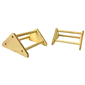 Mini Chick Roosting Perch (2 Pack) Chicken Toys for Coop and Brooder for Baby Chicks El Pollitos La Pollita Pollos Gallinas Polluelos