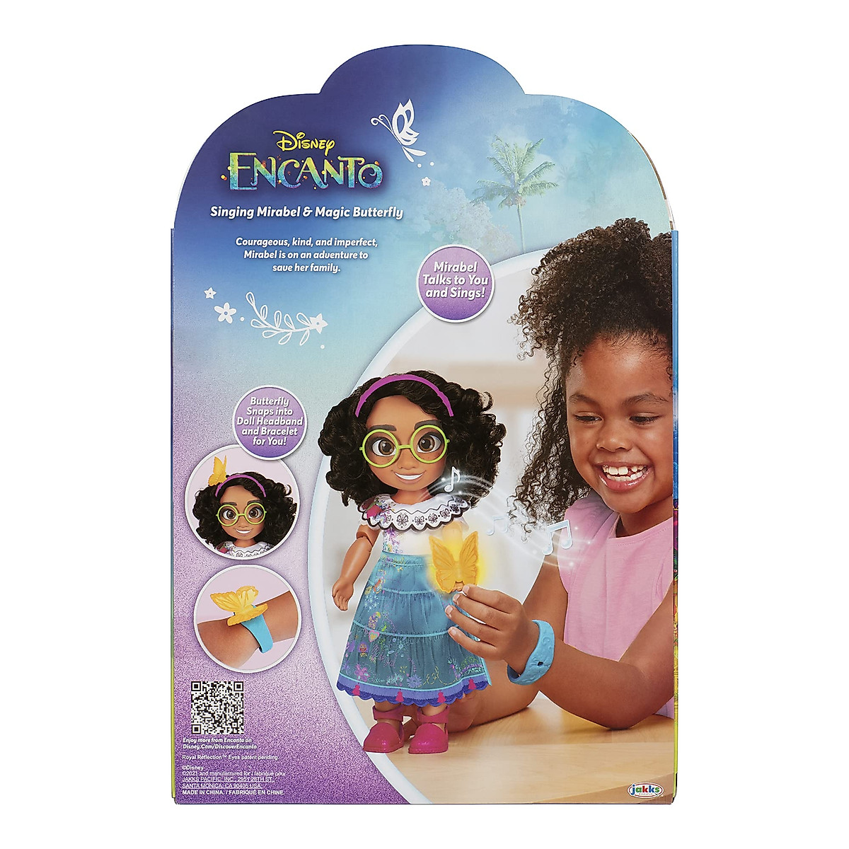 Disney Encanto Mirabel Doll with Singing Feature and Magical Light Up Butterfly