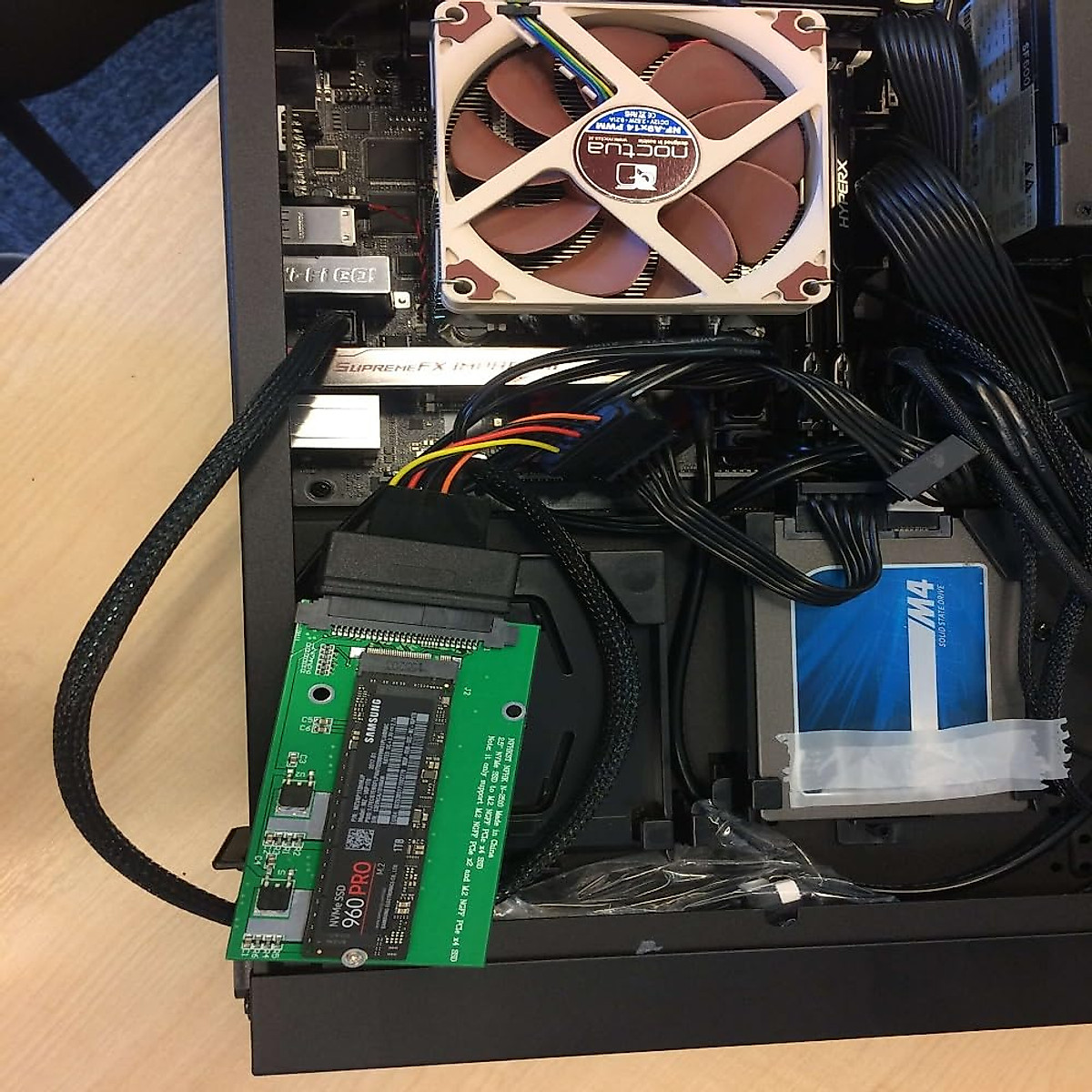 JSER SFF-8639 NVME U.2 to NGFF M.2 M-Key PCIe SSD Adapter for Mainboard Replace SSD 750 p3600 p3700
