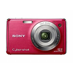 Sony Cyber-shot DSC-W230 12 MP Digital Camera with 4x Optical Zoom and Super Steady Shot Image Stabilization (Dark Red)