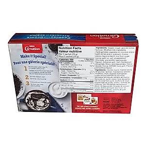 Nestle Carnation Cookies and Creme Hot Chocolate Mix, 7 x 25g/0.9 oz. Sachets (Imported from Canada)