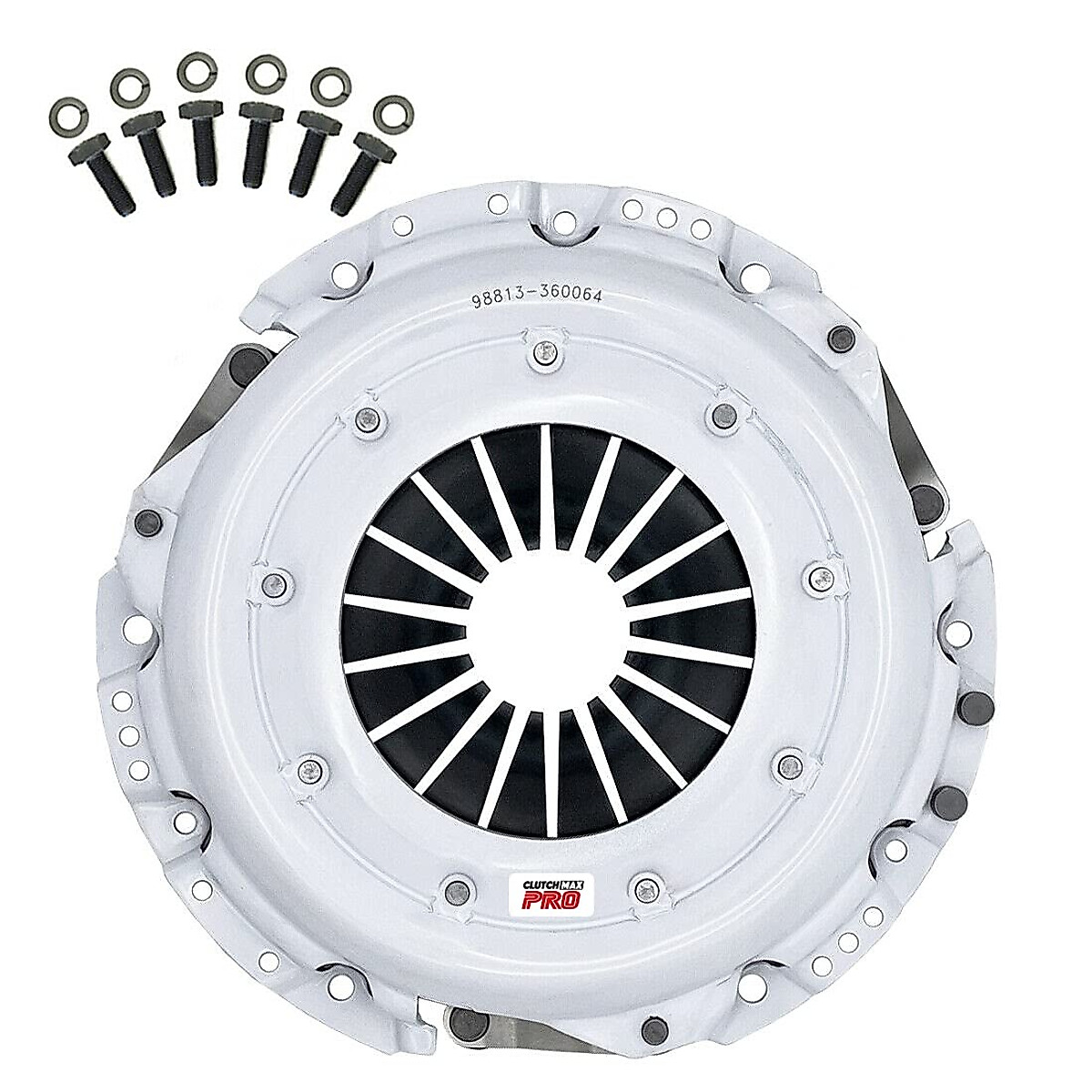 ClutchMaxPRO Performance Stage 1 Clutch Kit with Flywheel Compatible with 1983-1987 Ford E150 E250 E350 Econoline 1983-1993 Bronco F100 F150 F250 F350 4.9L (CP07132HD-FW167934-ST1)