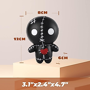 Anboor 4.7" Voodoo Dolls Squishies Cute Ghost Doll Stress Relief Kawaii Soft Slow Rising Squeeze Toys for Kids Adults Idea Stress Relief Kid's Toys