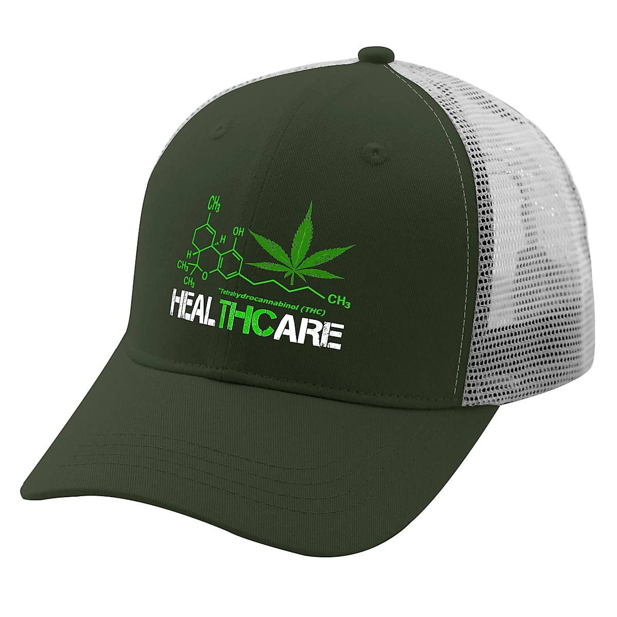 Weed Cannabis 420 Dad Hats THC Healthcare Baseball Caps, Vintage Dad Hat for Women