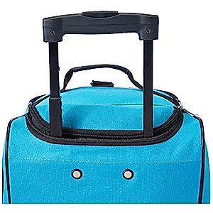 Rockland Rolling Duffel Bag, TURQUOIS, 22"
