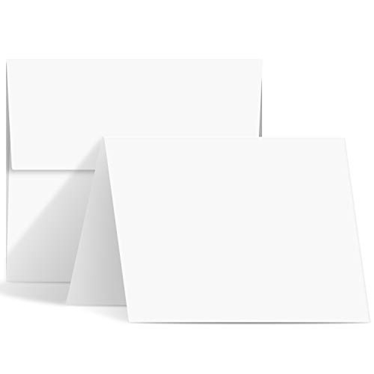 Greeting Cards Set – 4.25 x 5.5 Blank White Cardstock and A2 Envelopes Perfect for Business, Invitations, Bridal Shower, Birthday, Interoffice, Invitation Letter, Weddings and All Occasion – Set of 25