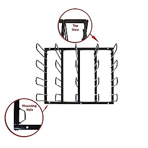 Vinyl Roll Wall Mount Storage Rack -20 Rolls