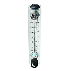 Nxtop 0.05-0.5GPM 0.2-2LMP Tubig Liquid Daloy ng Metro Flowmeter 1/2 PT Thread