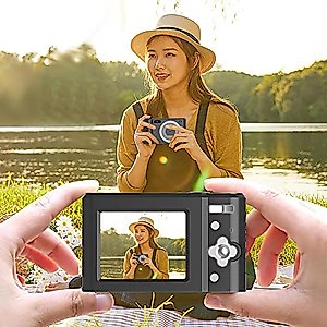 2.4 Inch 44 Million-Pixel Digital Camera, 16x Digital Zoom Camera, with Electronic Anti-Shake, Face Detection, Support Max 128GB TF-Card