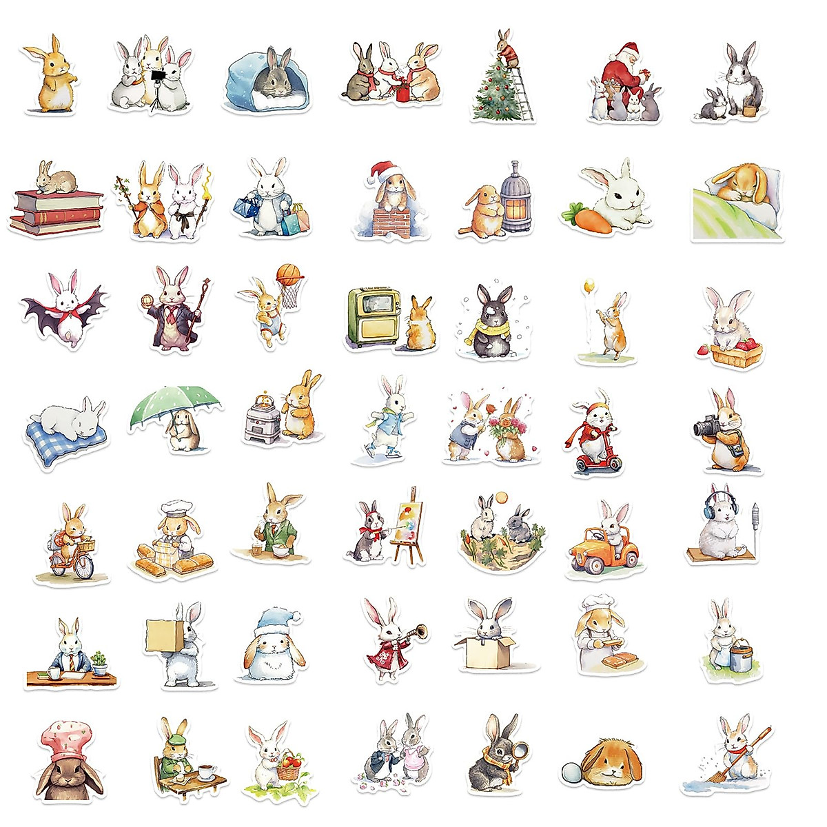 Cute Cartoon Cats Stickers for Kid (KM)