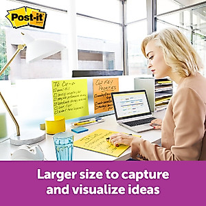 Post-it Super Sticky Big Notes, 11 in x 11 in, 1 Pad, 30 Sheets/Pad (BN11)