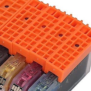 Fafeicy Printer Cartridge Ink Cartridge with Ink for PIXMA IP4850/IP4950 IX6550 MG5150/MG5250 (BK BK C M Y 5 Colors)