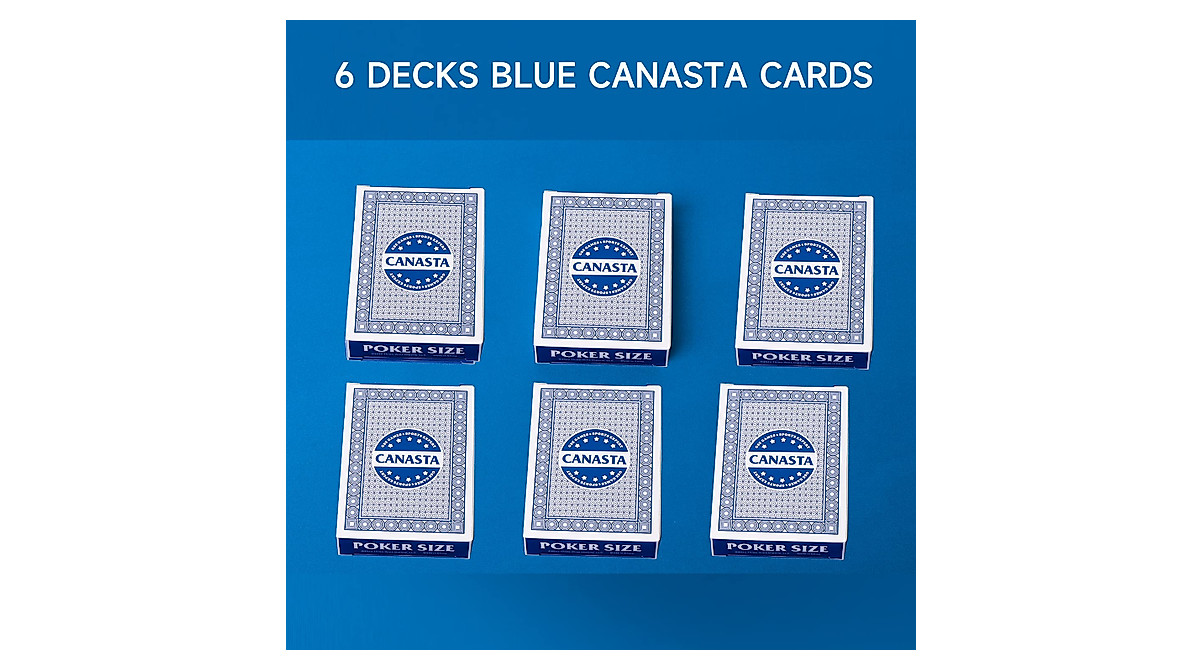GSE 6-Deck Canasta Cards - Fun for All Card Games