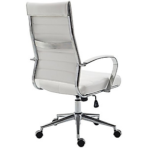 EdgeMod Poly and Bark Tremaine High Back Management Chair (White)