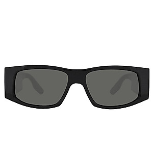Balenciaga BB 0100S LED FRAME LIMITED EDITION Black/Grey 56/15/150 unisex Sunglasses