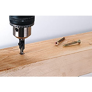 Wolcraft Screw Setter Set with Tapered Drill Bits