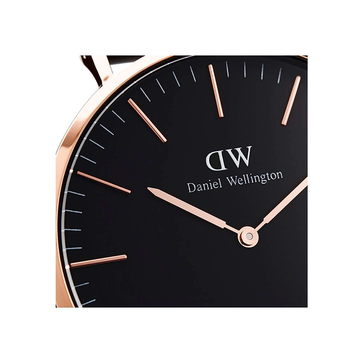 Daniel Wellington Classic Cornwall 40mm Men's Watch, DW Classic Fabric (Polyester) Rose Gold Watch for Men