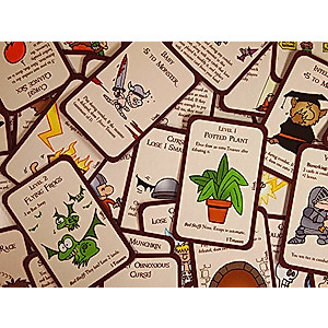 Munchkin Deluxe Board Game (Base Game), Family Board & Card Game, Adults, Kids, & Fantasy Roleplaying Game, Ages 10+, 3-6 Players, Avg Play Time 120 Min, From Steve Jackson Games