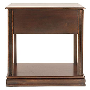 Signature Design by Ashley Breegin New Traditional Wooden Chair Side End Table, Brown