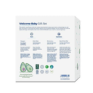 Mustela Welcome Baby Gift Set - Clean & Gentle Skincare & Bath Time Essentials for Baby's Delicate Skin - Natural & Plant Based - 4 Items Set