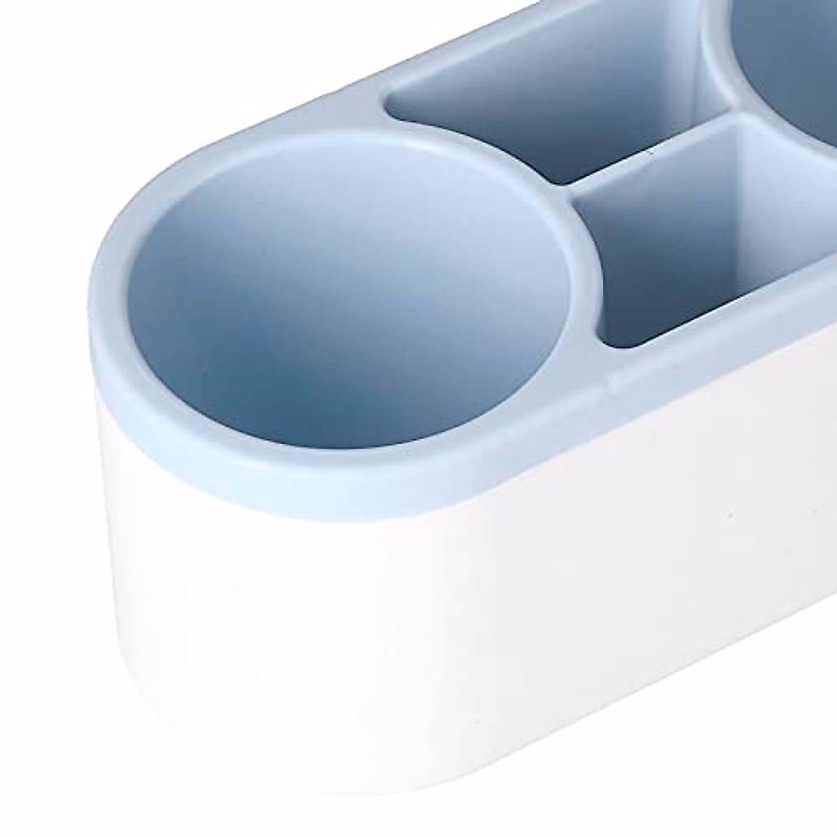 Hair Dryer Holder, Wall Mounted Hair Dryer and Straightener Holde Multifunctional Hairdryer Stand for Hair Tool Storage Dressing Table Bathroom Hair Salon Hotel(Blue)